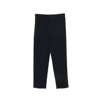 Issey Miyake Plissierte Hose - - Trousers - Herren - Blau - L