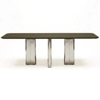 Gabrielle Paris Table &agrave; manger en bois laqu&eacute; Chrysoline Gabrielle Paris