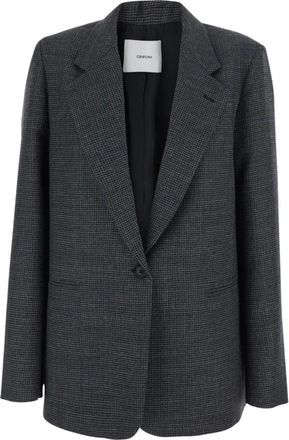 Mauro Grifoni Blazer en Laine &agrave; Rayures - Femme - Vestes - Gris - Taille: 34 FR