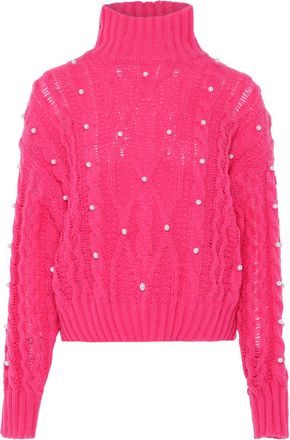 Faina Pullover mit Perlen Damen Rosa
