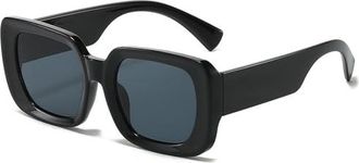 Generic Lunettes De Soleil Carrées À Grande Monture For Hommes, For Lextérieur, Les Vacances, La Conduite(Black)