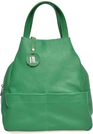 Anna Luchini Gr&uuml;n Rindsledertasche