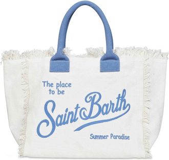 MC2 Saint Barth Femme, Sacs, Blanc, Taille: ONE Size Vanity Tote Bag
