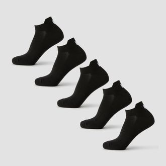 MyProtein Chaussettes basses MP unisexe (lot de 5 paires) - Noir - UK 9-11