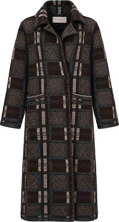 D.exterior Manteau Au Genou - Marron