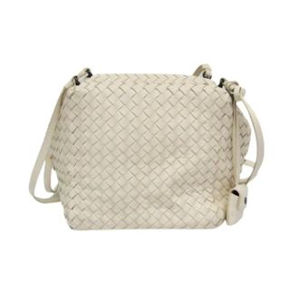 Bottega Veneta Sac bandouli&egrave;re Intrecciato Pre-owned - Femme - Pre-owned - Blanc - Taille: ONE Size