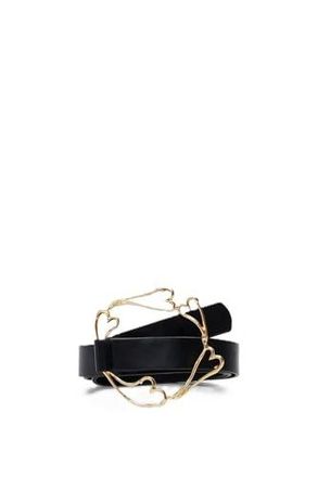 Desigual BELT_ZALIO HEARTS_LEATHER, 2000 BLACK, U