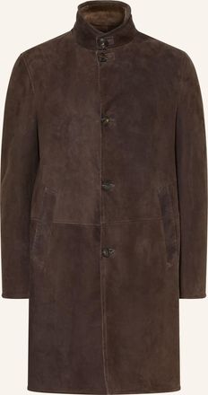 Manzoni24 Manzoni 24 Ledermantel braun