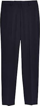 Marks and Spencer Pantalon Extensible Coupe Slim Longueur Cheville Bleu Marine Fonc&eacute; Femmes UK 20 (EU 48)