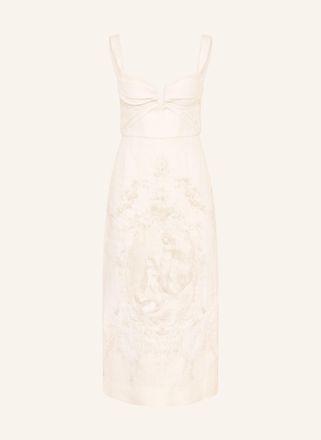 Zimmermann Leinenkleid Drape weiss
