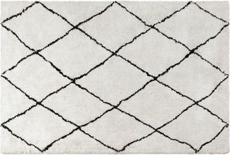 Massivmoebel24 Teppich 240x170 natur/schwarz kafet