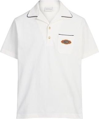 Dr&ocirc;le de Monsieur Polo &agrave; manches courtes en coton piqu&eacute;