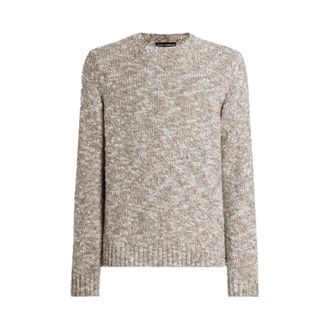 Dolce & Gabbana Beiger Melierter Strickpullover - - Knitwear - Herren - Beige - L