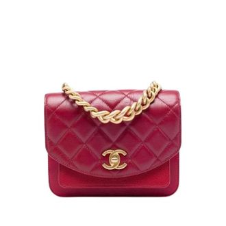 Chanel Pre-owned Vintage Satchel - - Pre-owned - Damen - Rot - ONE SIZE