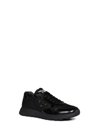 Prada Mens Sneakers Prax 01 Re-Nylon Black Recycled Polyamide Trainers
