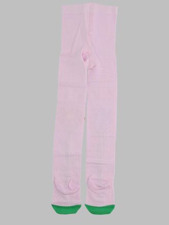 Stella McCartney Floral-Embroidered Cotton Tights - Pink