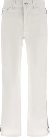 Paco Rabanne Femme, Jeans, Blanc, Taille: W26 Zip Jeans