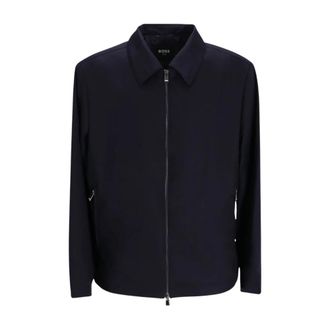 HUGO BOSS Cazadora Hanry Wing Marino Zip - - Jackets - Herren - Blau - 3XL