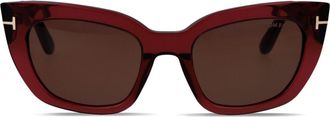 Tom Ford Eyewear Get&ouml;nte Pilotenbrille - Rot