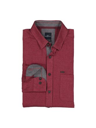 Engbers Herren Herren Lnagarm-Hemd Uni, Feuerrot, 39321, Feuerrot in Gr&ouml;&szlig;e 3XL