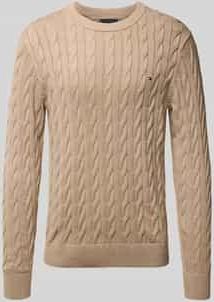 Tommy Hilfiger Regular Fit Strickpullover aus reiner Baumwolle