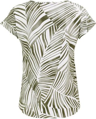 Doris Streich T-Shirt mit abgerundetem Saum