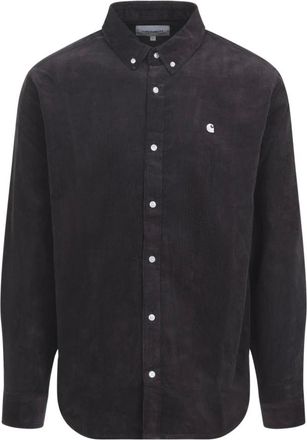 Carhartt Work in Progress Homme, Chemises, Noir, Taille: M Madison Fine Cord Shirt