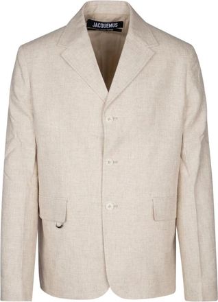 Jacquemus Homme, Costumes, Beige, Taille: S Giacca