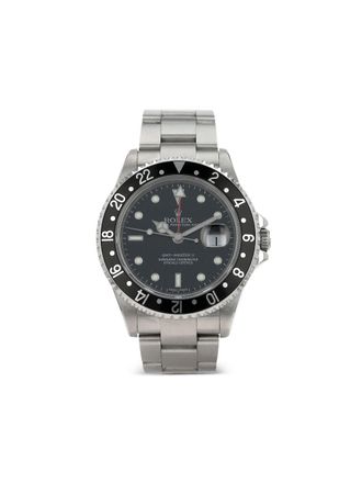 Rolex montre GMT-Master II 40 mm (2006) - Noir