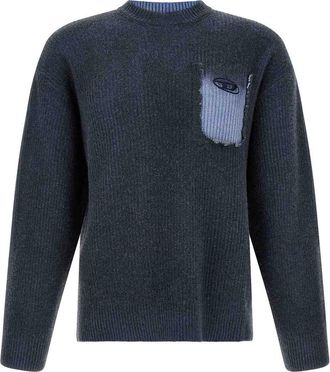 Diesel Pull Col Rond - Bleu