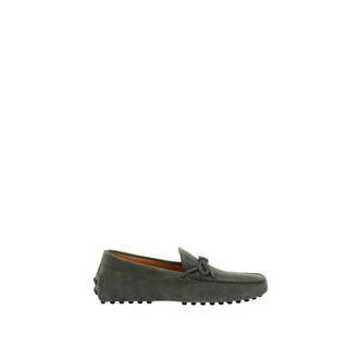 Tod's Homme, Chaussures, Vert, Taille: 43 1/2 EU Mocassin &agrave; semelle gomme