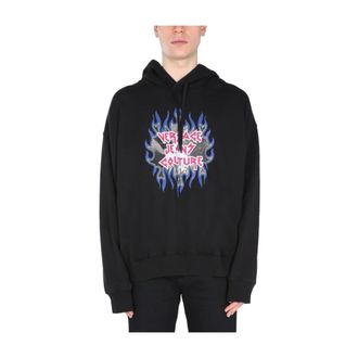 Versace Jeans Couture Herren, Sweatshirts & Hoodies, Schwarzk, SGr&ouml;&szlig;e