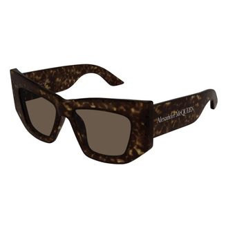 Alexander McQueen Sonnenbrille - - Accessories - Damen - Braun - 53 MM