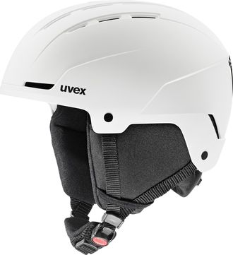 Uvex Glance - robuster, effizient bel&uuml;fteter Skihelm f&uuml;r Damen und Herren mit individueller Gr&ouml;&szlig;enanpassung - White matt - 54-58 cm