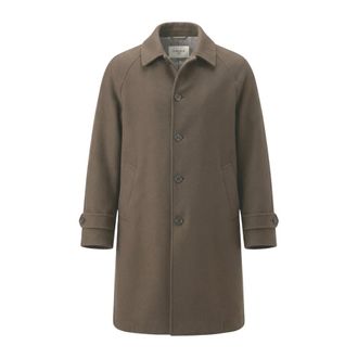 Circolo 1901 Mantel R.g.dyed Lava Vergine Mineralgreen - - Coats - Herren - Braun - XL