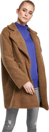 Urban Classics Damen Ladies Oversized Sherpa Coat Jacket, midground, 4XL