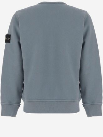 Stone Island Boys Sweatshirt Cotton Dark Blue Hoods & Sweatshirts