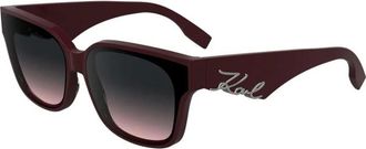 Karl Lagerfeld Femme, Accessoires, Brun, Taille: ONE Size Lunettes de soleil en ac&eacute;tate