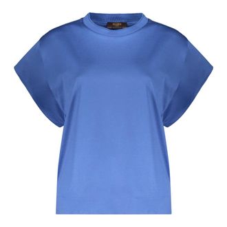 Moorer Baumwoll-T-Shirt - - Tops - Damen - Blau - S