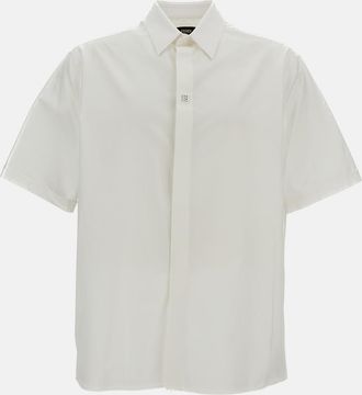 Fendi Boxy-hemd Aus Poplin
