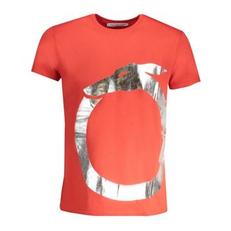 Trussardi Homme, Tops, Rouge, Taille: XL T-shirt Homme Rouge &agrave; Manches Courtes