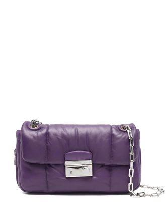 Prada Schultertasche mit Kettenriemen - Violett