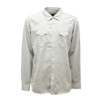 Eleventy Chino Baumwollhemd - - Shirts - Herren - Beige - XL