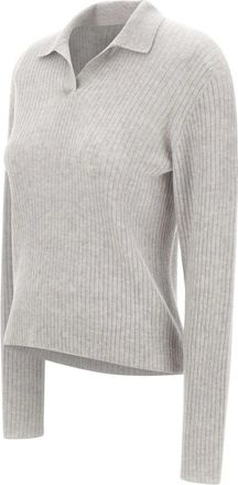 Gran Sasso Polo en cachemire - Femme - Pulls - Gris - Taille: 38 FR