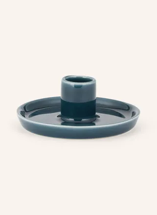 HAY Kerzenhalter Disc Small blau