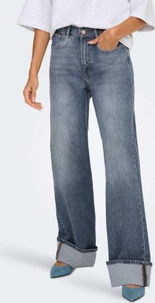 Only Jean ample - Denim bleu gris spécial