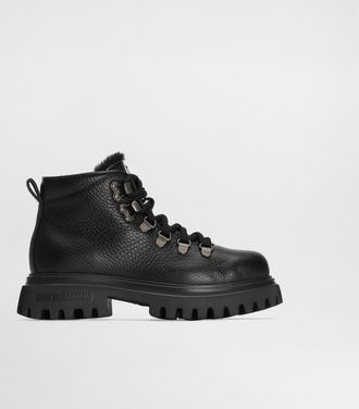 Dolce & Gabbana Stiefeletten Aus Kalbsleder - Mann Schuhe (27-40) Schwarz 27