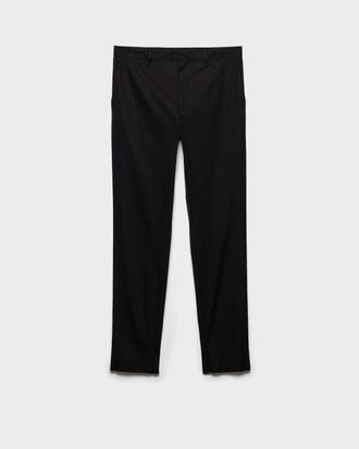 Prada Hose aus Stretch-Popeline