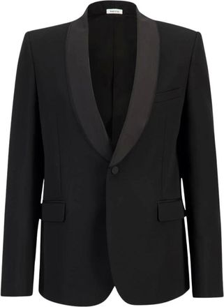 Alexander McQueen Herren, Jacken, Schwarzk, LGr&ouml;&szlig;e