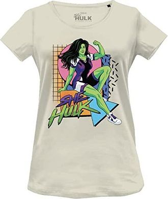 MARVEL WOSHEHUTS006 T-Shirt, Natural, M Femme
